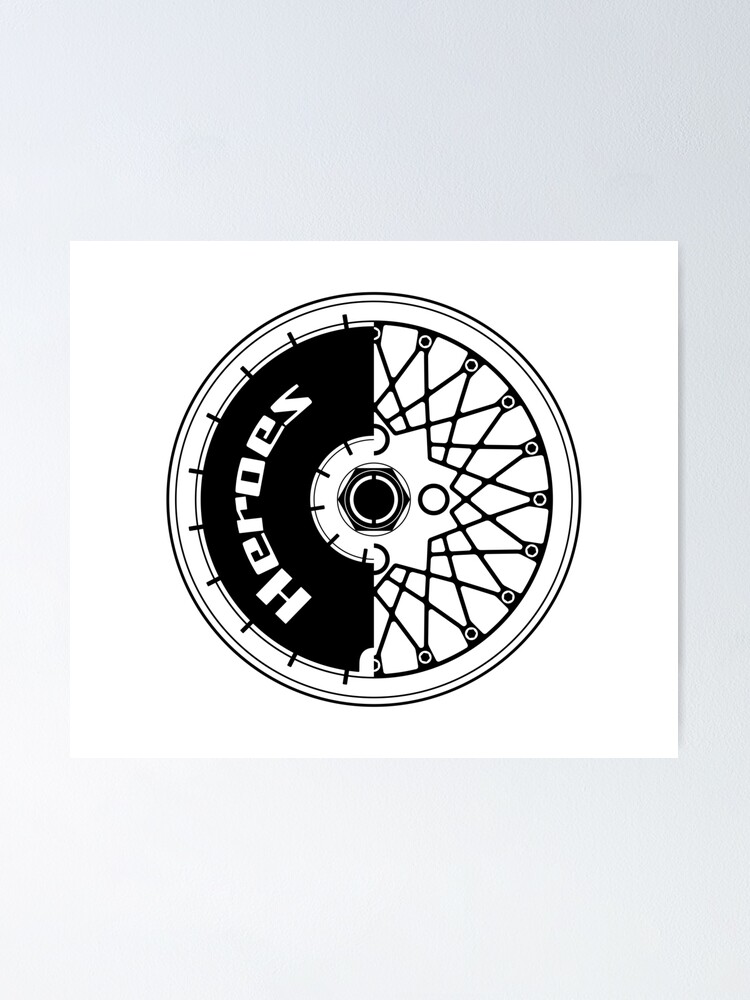 "JDM Aero Cover Wheel" Poster for Sale by Vector365 | Redbubble