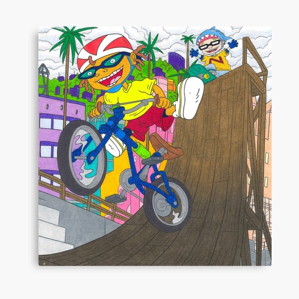 "Rocket Power Otto Rocket Nickelodeon" Canvas Print for Sale by ...