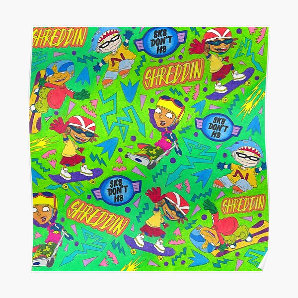 "Rocket Power Nickelodeon Group " Poster for Sale by AbbysRadArt ...