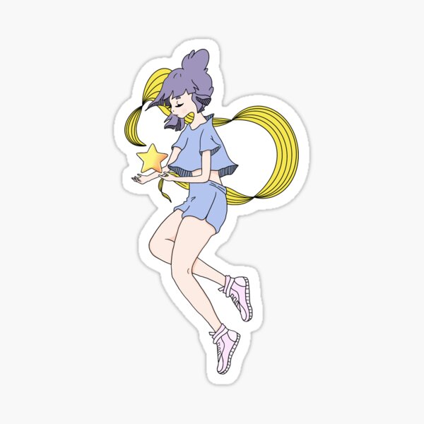 "Star girl" Sticker by Novaaaadi | Redbubble