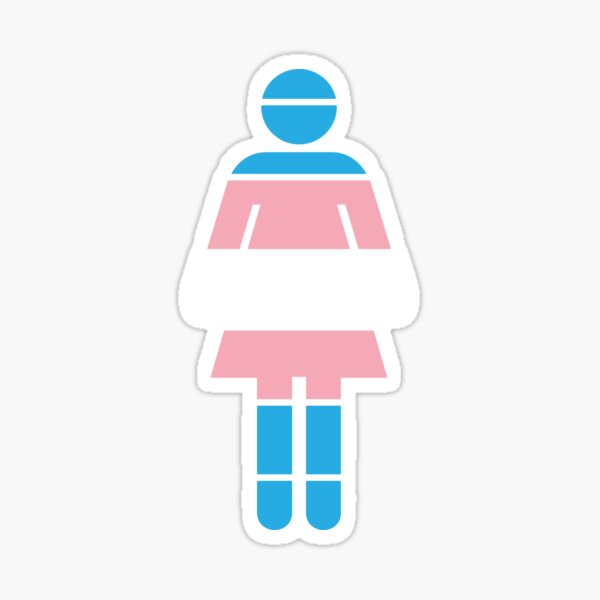 "Trans Woman design sticker" Sticker by sledgehammer | Redbubble
