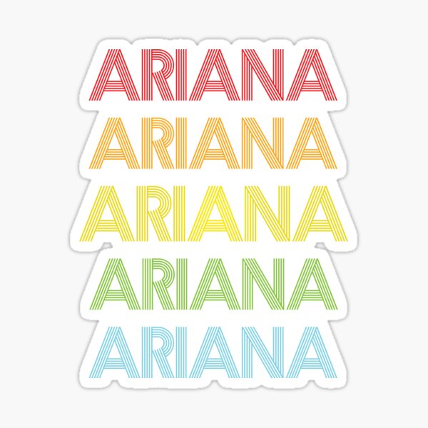 Ariana Stickers | Redbubble