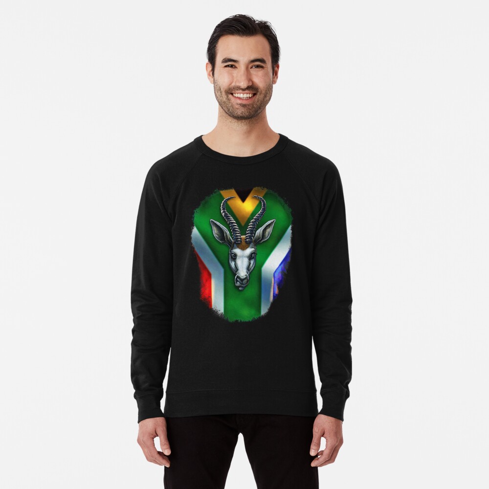 "South African Springbok Flag" Sticker for Sale by RobinArtStudio ...