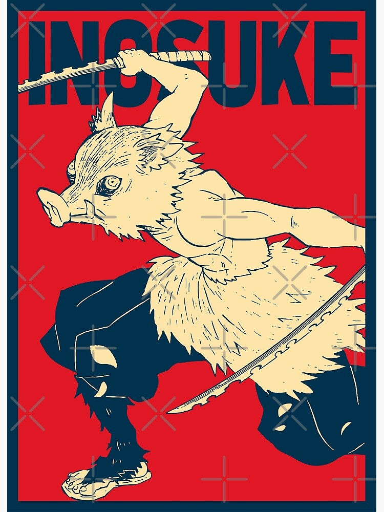 Póster «Inosuke Demon Slayer» de summersamy | Redbubble