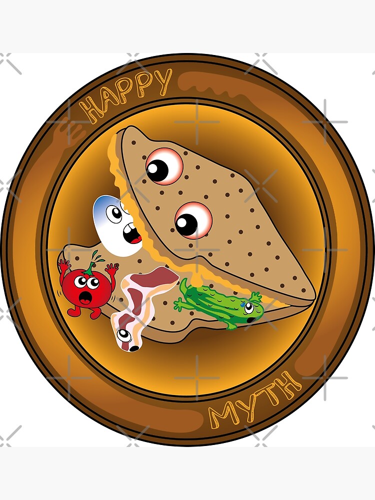 "Happy Myth" Poster by Comunclic | Redbubble