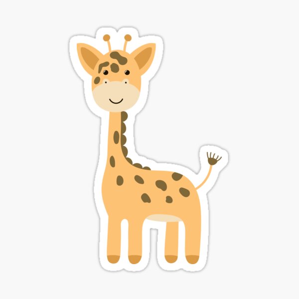 "Giraffe Safari African animals " Sticker by Mindreader | Redbubble