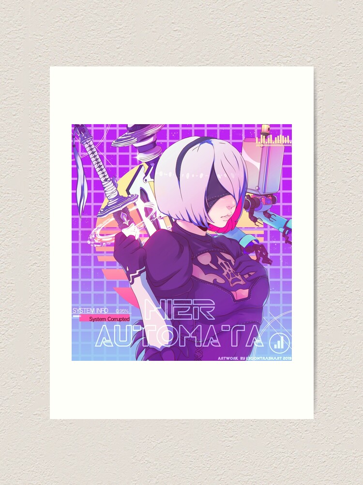 "2B" Art Print by legiontrashart | Redbubble