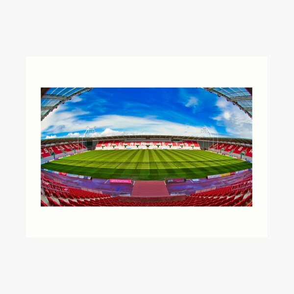 "Parc y scarlets, rugby, Llanelli" Art Print by PembsPhotos | Redbubble
