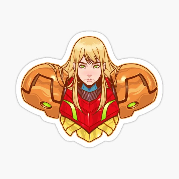 "Samus" Sticker for Sale by The Art of Lucas Silva | Redbubble