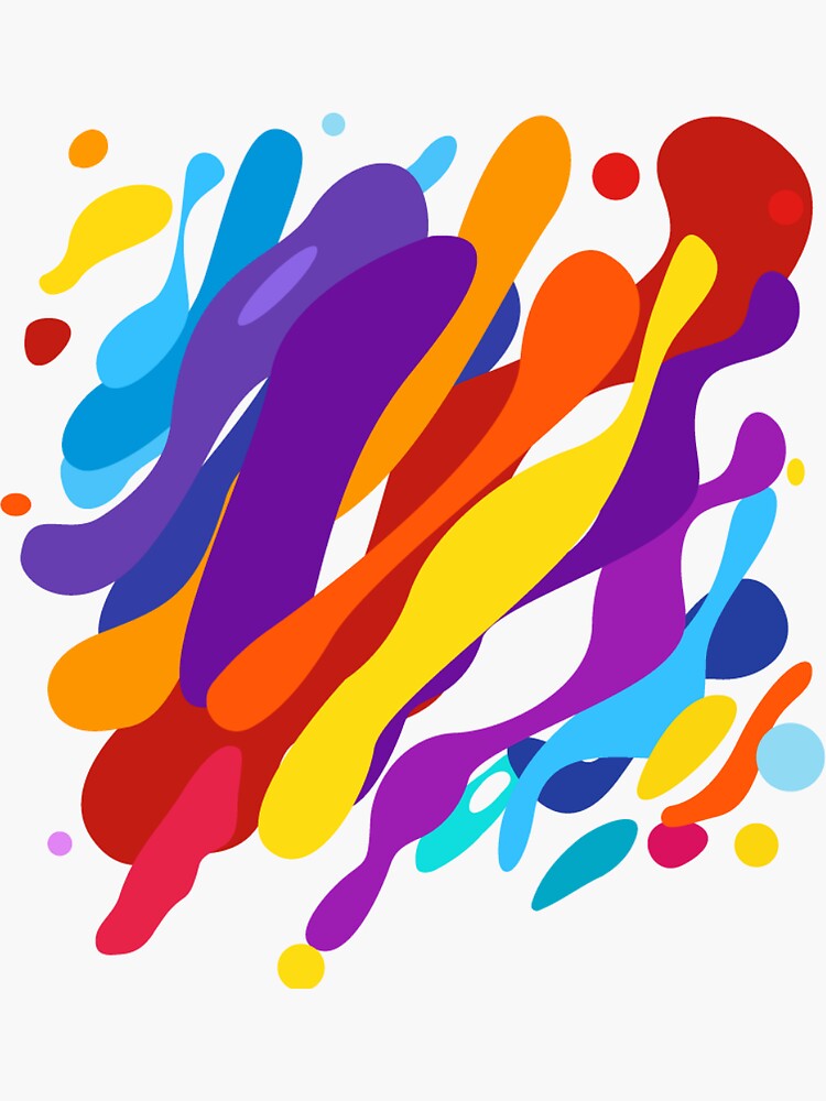 "3d design painting" Sticker by Aashishmaurya | Redbubble