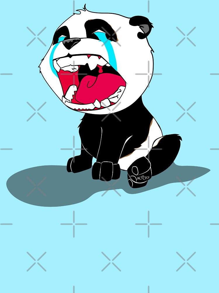 Crying Panda Cub T Shirt By Sespider Redbubble