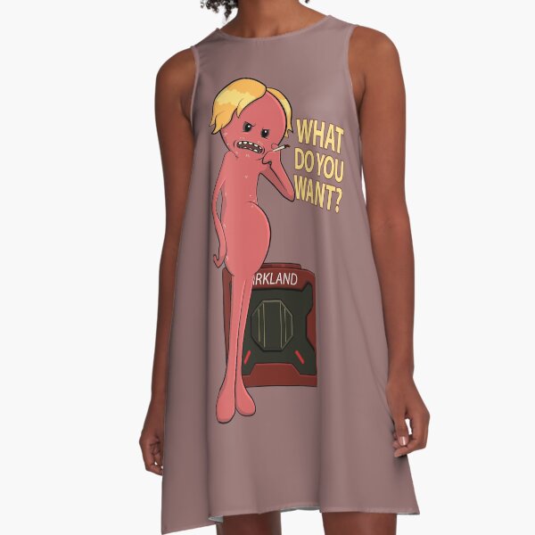 Red Mr Meeseeks Dresses | Redbubble
