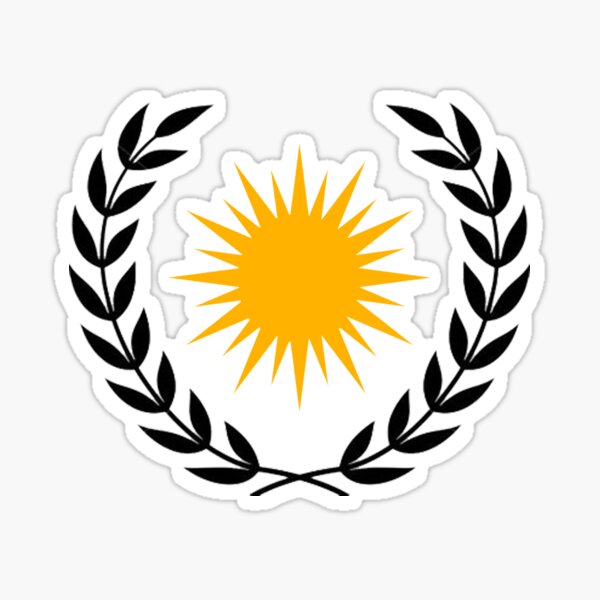 "Kurdish sun" Sticker for Sale by DesignDS | Redbubble