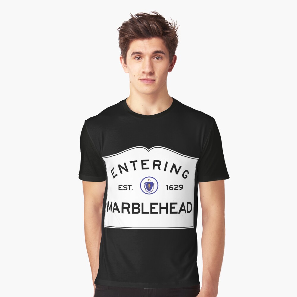 "Entering Marblehead - Commonwealth of Massachusetts Road Sign" Sticker ...