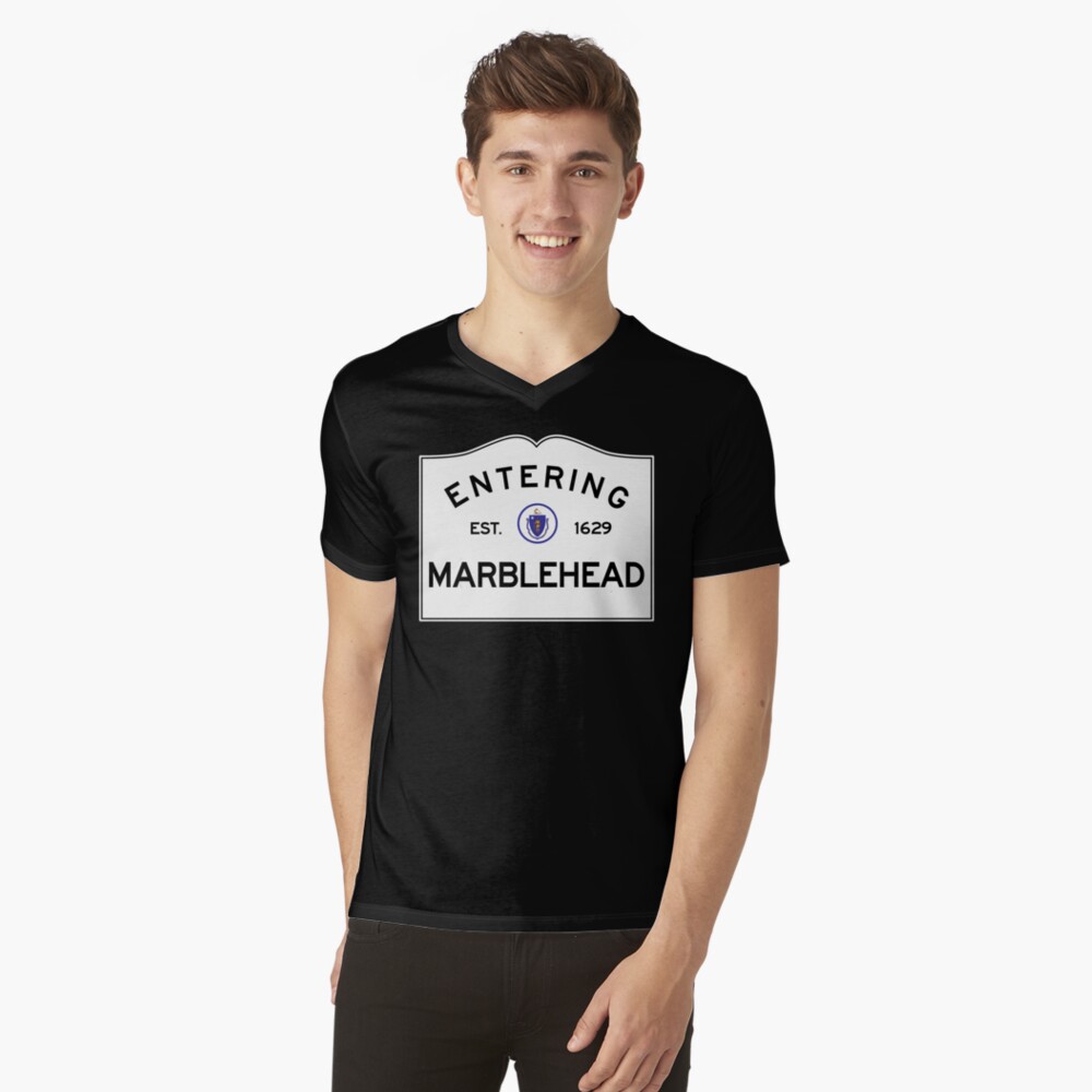 "Entering Marblehead - Commonwealth of Massachusetts Road Sign" Sticker ...