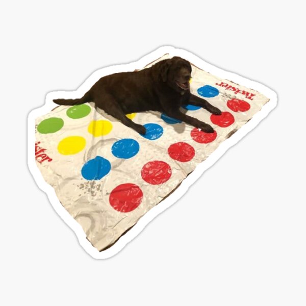 Twister Game Stickers | Redbubble