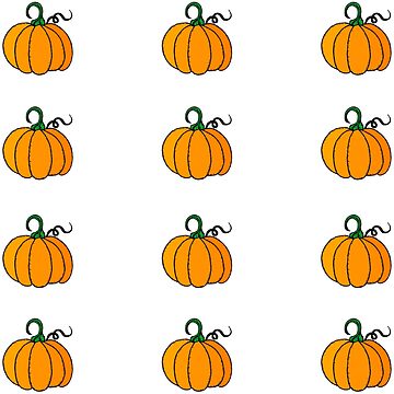 "Cute pumpkins mini set" Sticker for Sale by OkihanaShop | Redbubble