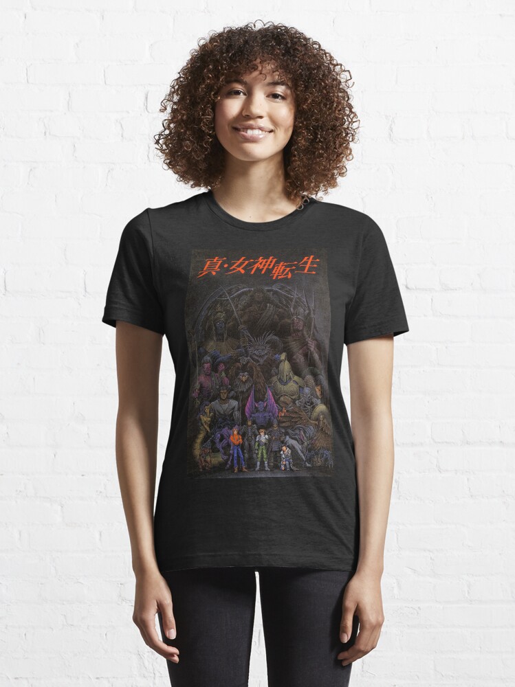 "SMT Repro Poster" T-shirt for Sale by PKtora | Redbubble | shin megami ...