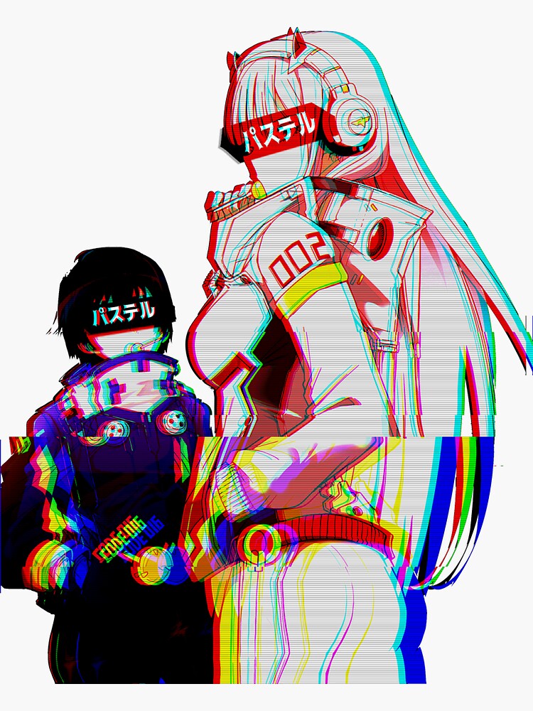 ""STATIC DUO" - Aesthetic Cyberpunk Darling In the Franxx Design ...
