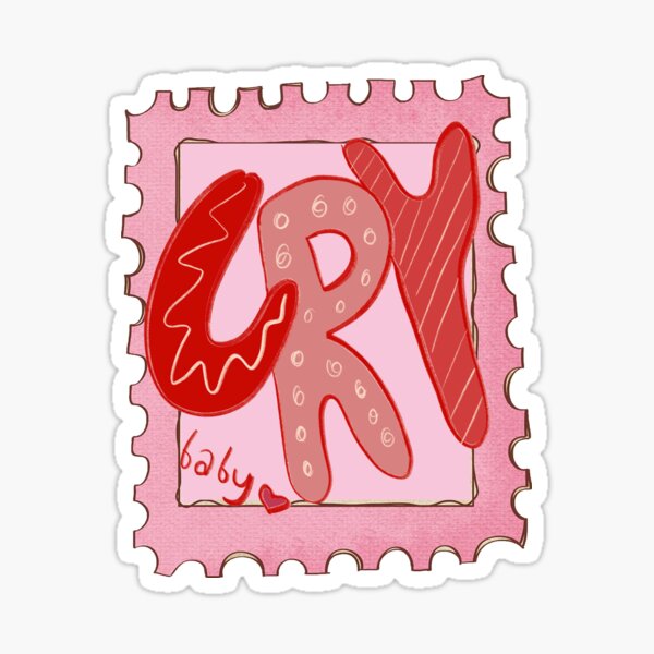 "crybaby" Sticker for Sale by kunfucious | Redbubble