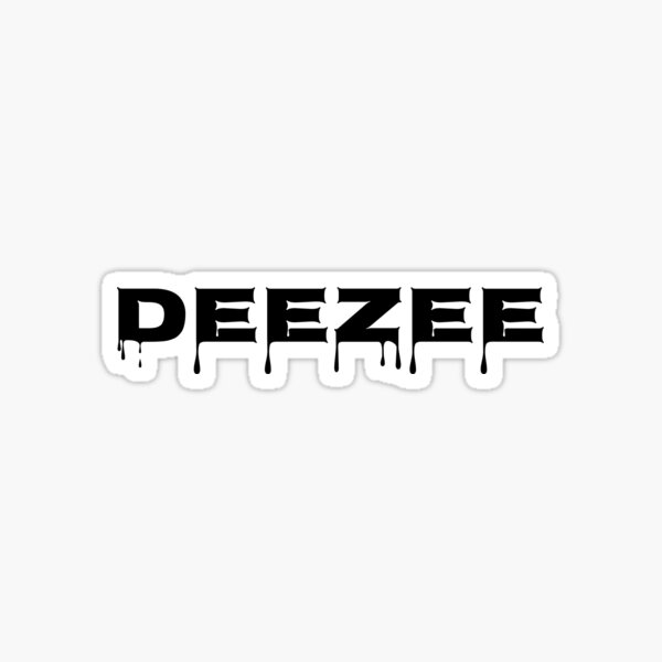"DEEZEE" Sticker for Sale by danichristina18 | Redbubble