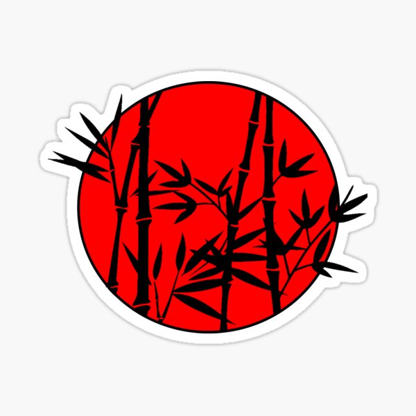 "Bamboo" Sticker for Sale by Nezumi98 | Redbubble