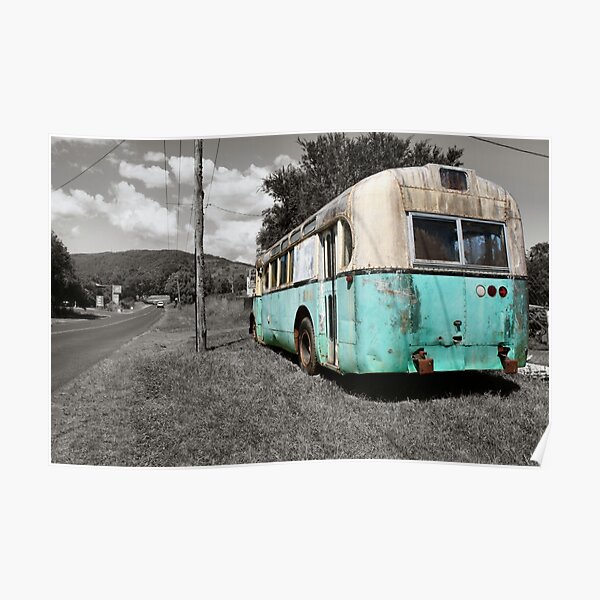 "Nimbin Bus" Poster for Sale by Bami | Redbubble