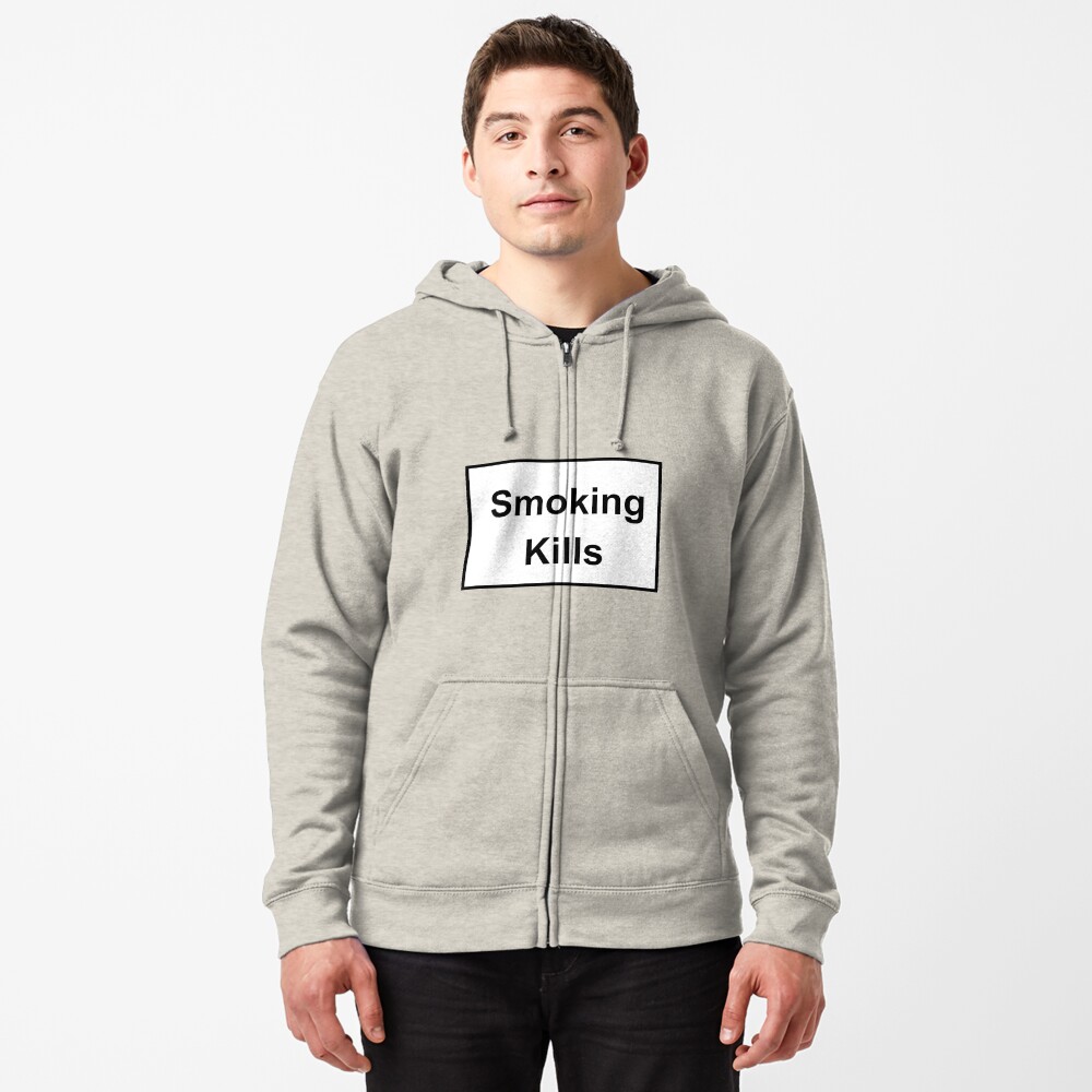 "Smoking Kills" Sticker for Sale by daDILLYdog | Redbubble