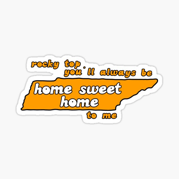 "Rocky Top" Sticker for Sale by willlorenzz | Redbubble