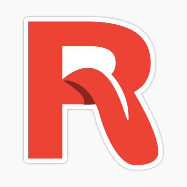 "R logo" Sticker for Sale by RajeshS | Redbubble