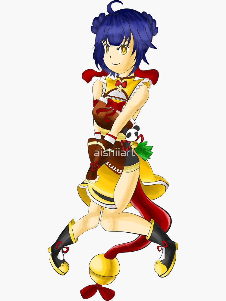 "Xiangling- Genshin Impact" Sticker for Sale by aishiiart | Redbubble