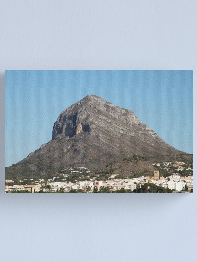 "Montgo the Elephant Mountain, Javea Spain" Canvas Print for Sale by ...