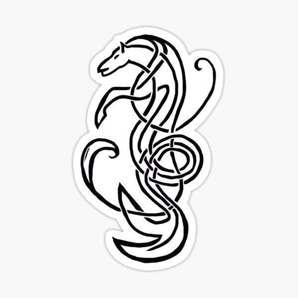 "Each-Uisge Dubh" Sticker by Verukke | Redbubble