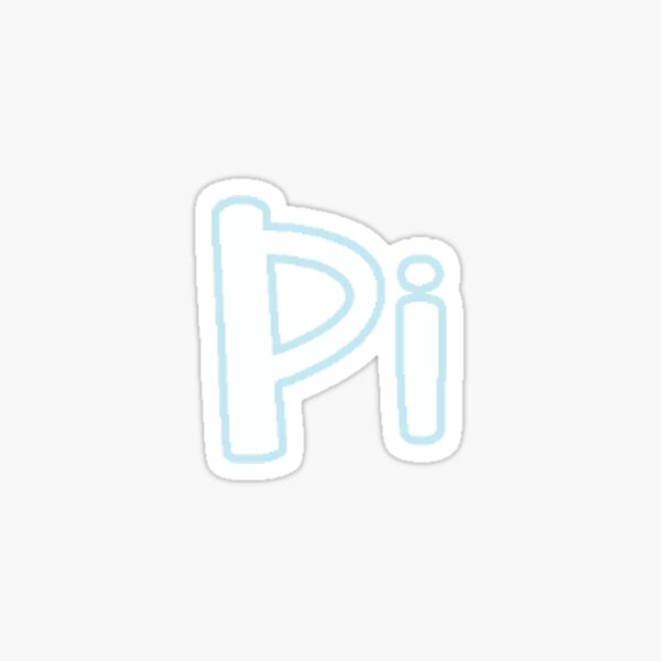 "Pi" Sticker by jborchelt | Redbubble