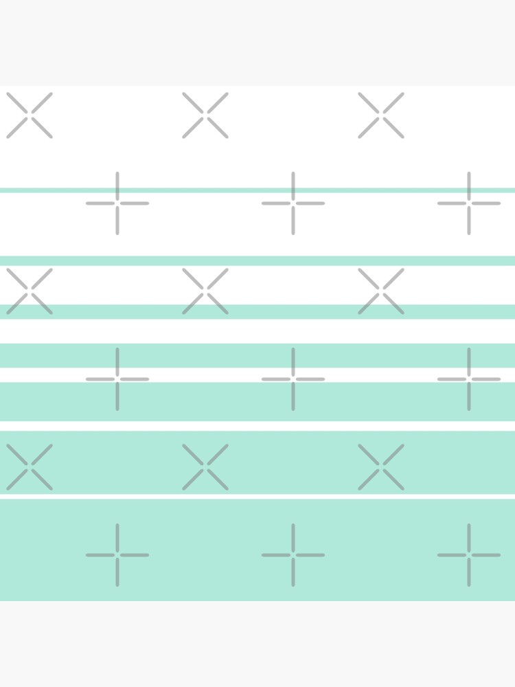 "Mint Ombre Fibonacci stripes" Poster for Sale by ImageNugget | Redbubble
