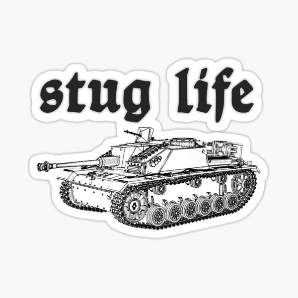 "StuG Life - WW2 Panzer Tank History" Sticker for Sale by paraplu1232 ...