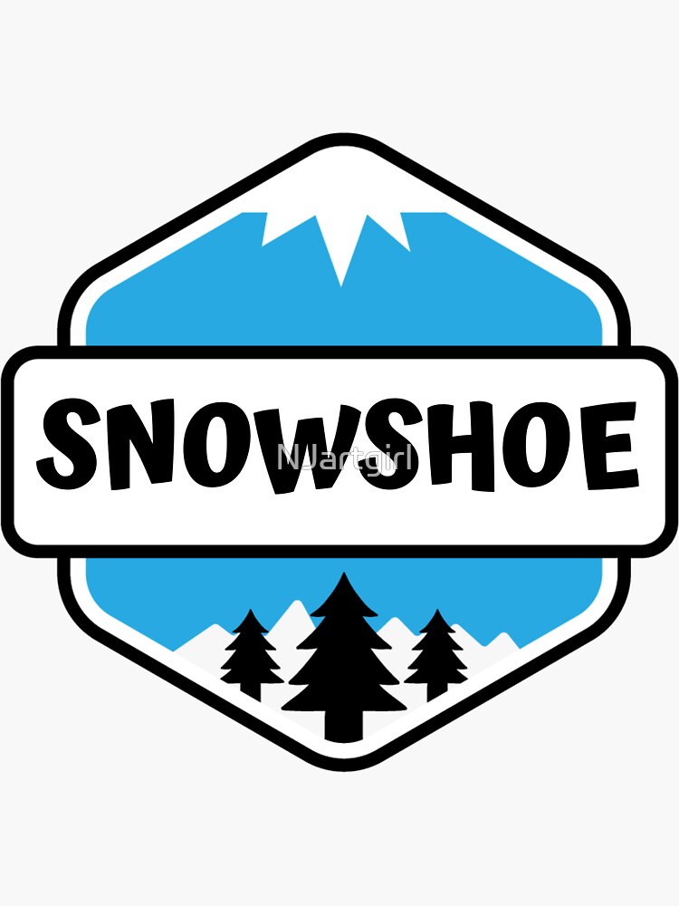 "Snowshoe, West Virginia Mountain and Ski" Sticker by NJartgirl | Redbubble