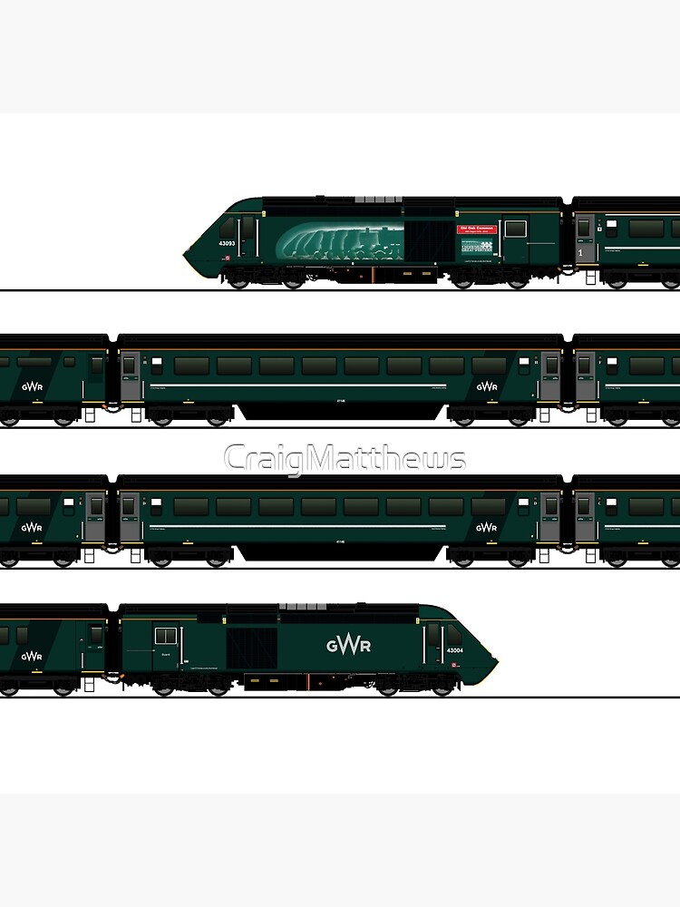 "GWR HST INTERCITY 125" Throw Pillow for Sale by CraigMatthews | Redbubble