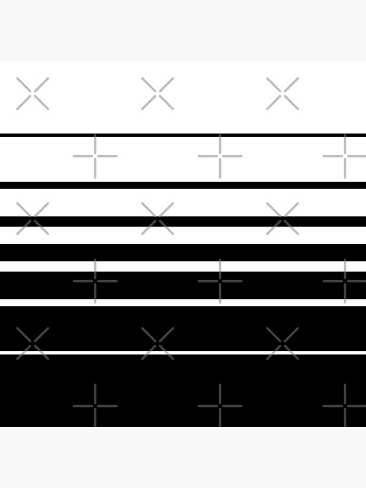 "Black Ombre Fibonacci stripes" Art Print by ImageNugget | Redbubble