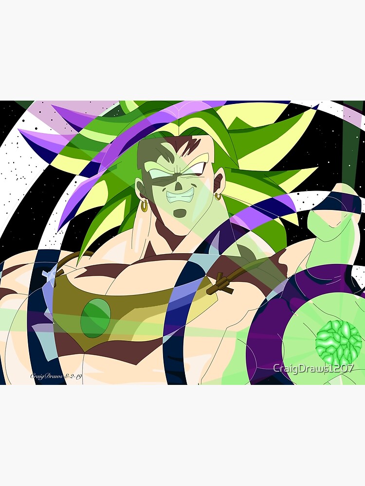 "Omega Blaster Broly" Art Print by CraigDraws1207 | Redbubble
