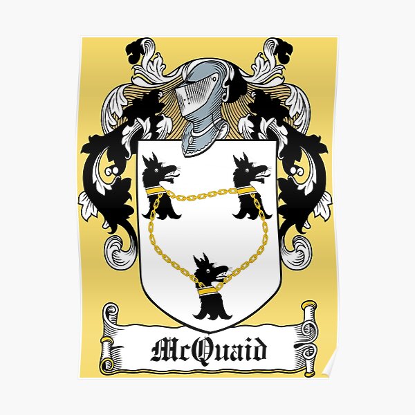 "McQuaid (Ref Murtaugh) " Poster by HaroldHeraldry | Redbubble