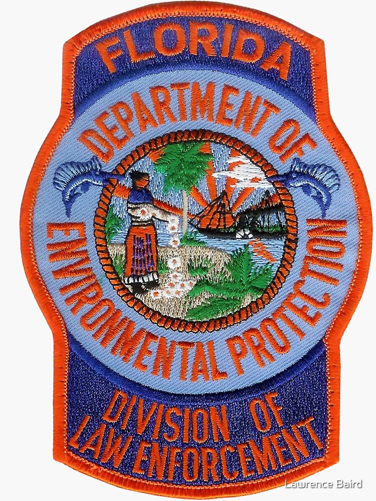 Pegatina «Florida Game Warden» de lawrencebaird | Redbubble