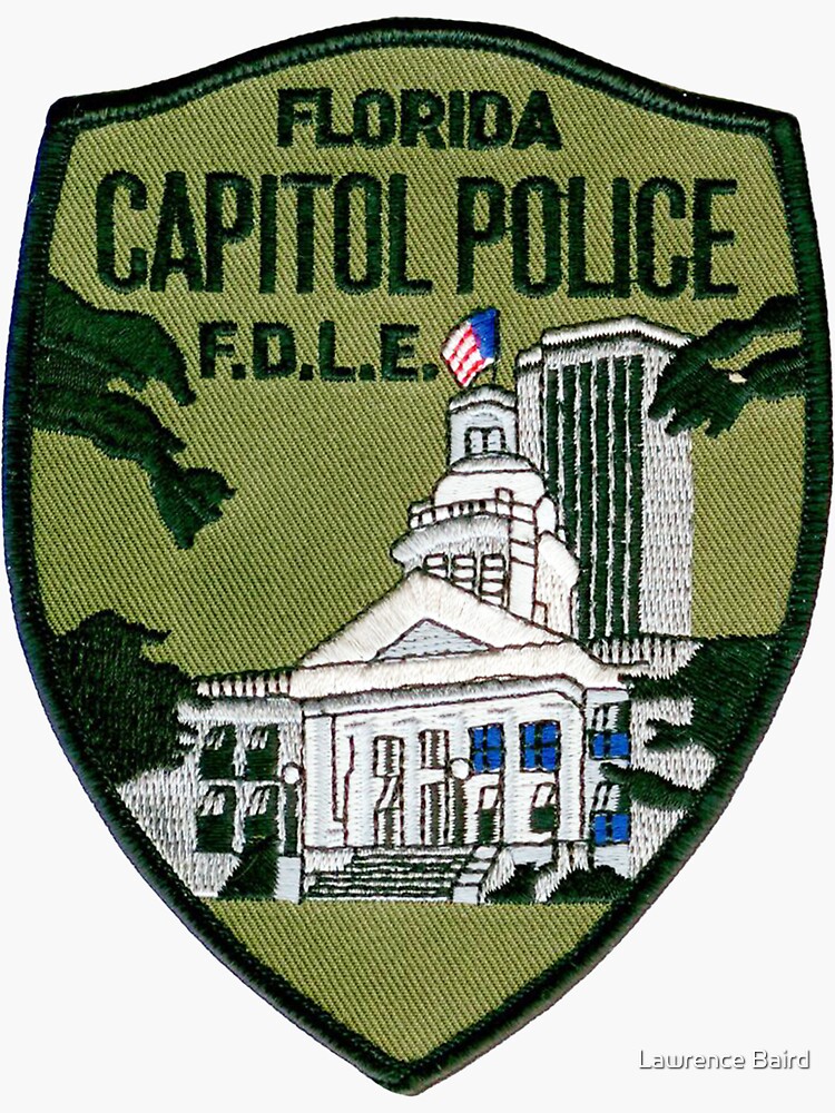 "Florida State Capitol Police FDLE" Sticker for Sale by lawrencebaird ...