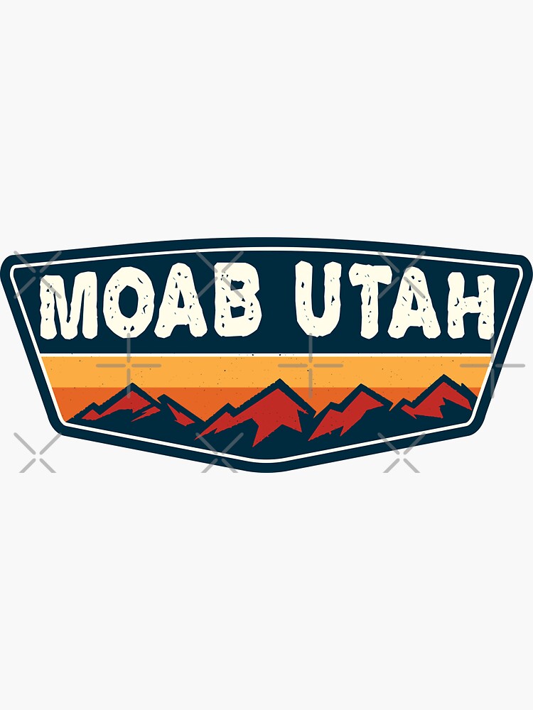 "Moab Utah" Sticker for Sale by DD2019 | Redbubble
