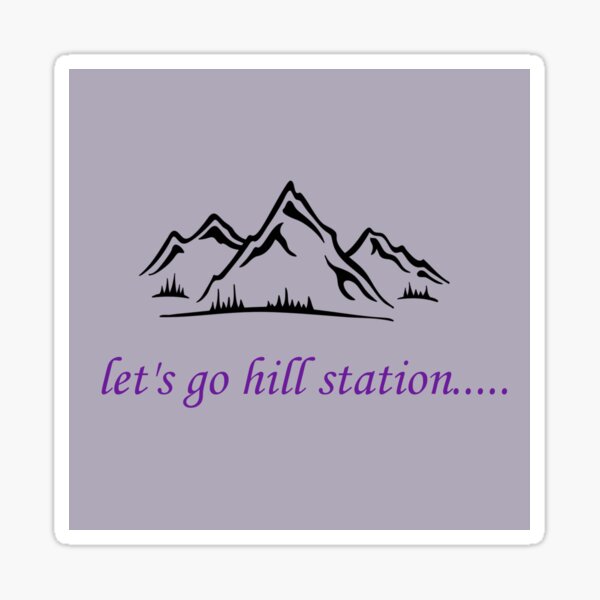 "Black hills " Sticker for Sale by Hunnyparth | Redbubble