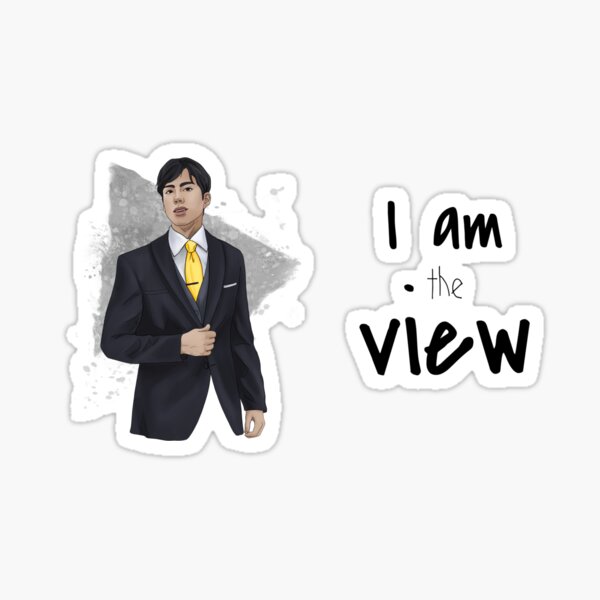 "JinYeong "I am the view" Sticker" Sticker by WRGingell | Redbubble