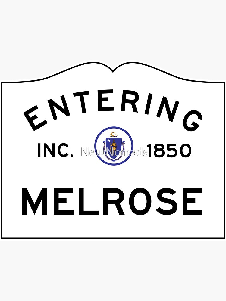 "Entering Melrose Massachusetts - Commonwealth of Massachusetts Road ...