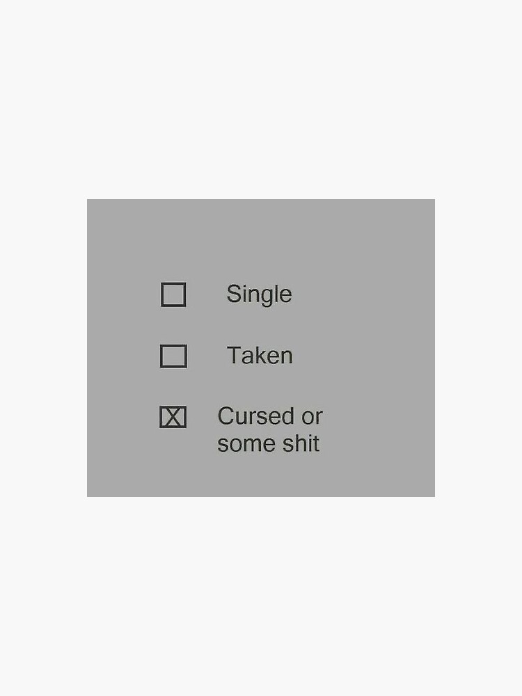 "single meme" Sticker by maeveh7 | Redbubble