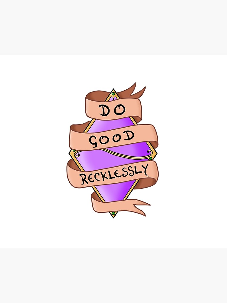 Do Good Recklessly Shower Curtain