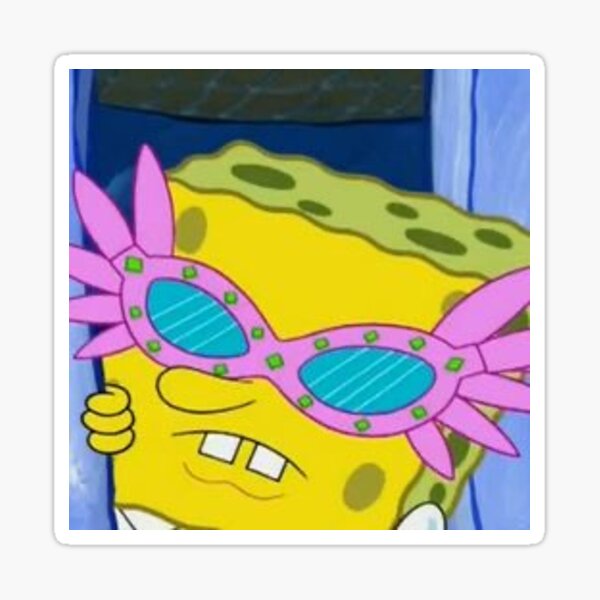 "VSCO spongebob" Sticker for Sale by MarissaN98 | Redbubble